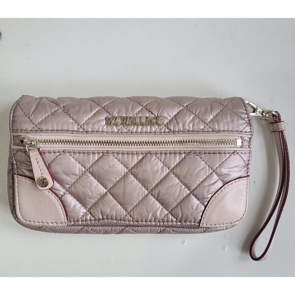 MZ Wallace | Bags | Mz Wallace Crosby Convertible Wristlet Wallet Pink ...